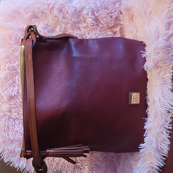 Dooney & Bourke | Bags | Dooney And Bourke Sloan Hobo On Wine | Poshmark